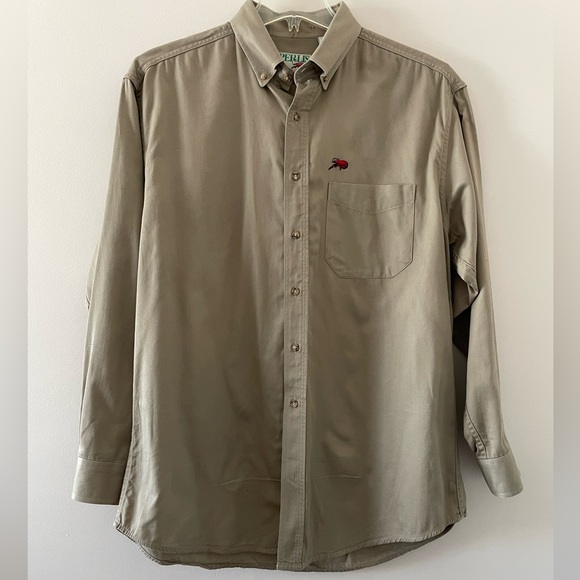 Perlis | Shirts | Vintage Perlis Crawfish Cajun Cotton Button Down Long ...